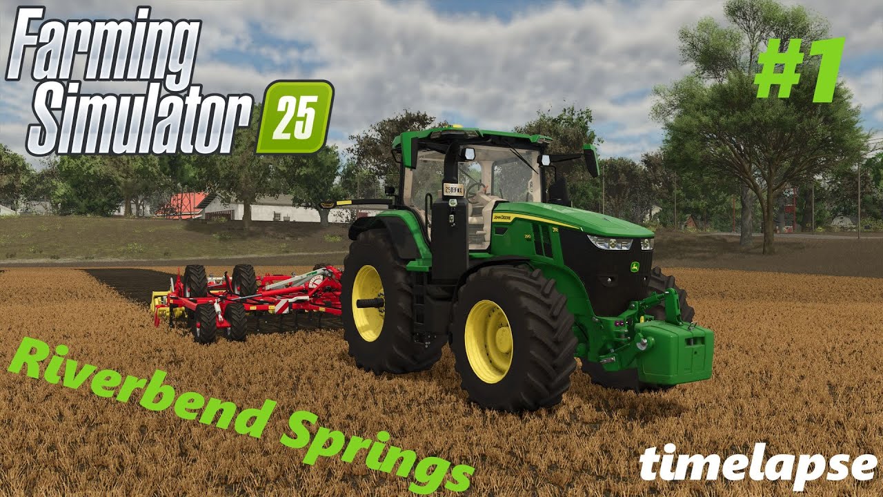 První americká farma a jarní začátky | Riverbend Springs | #1 | Farming ...