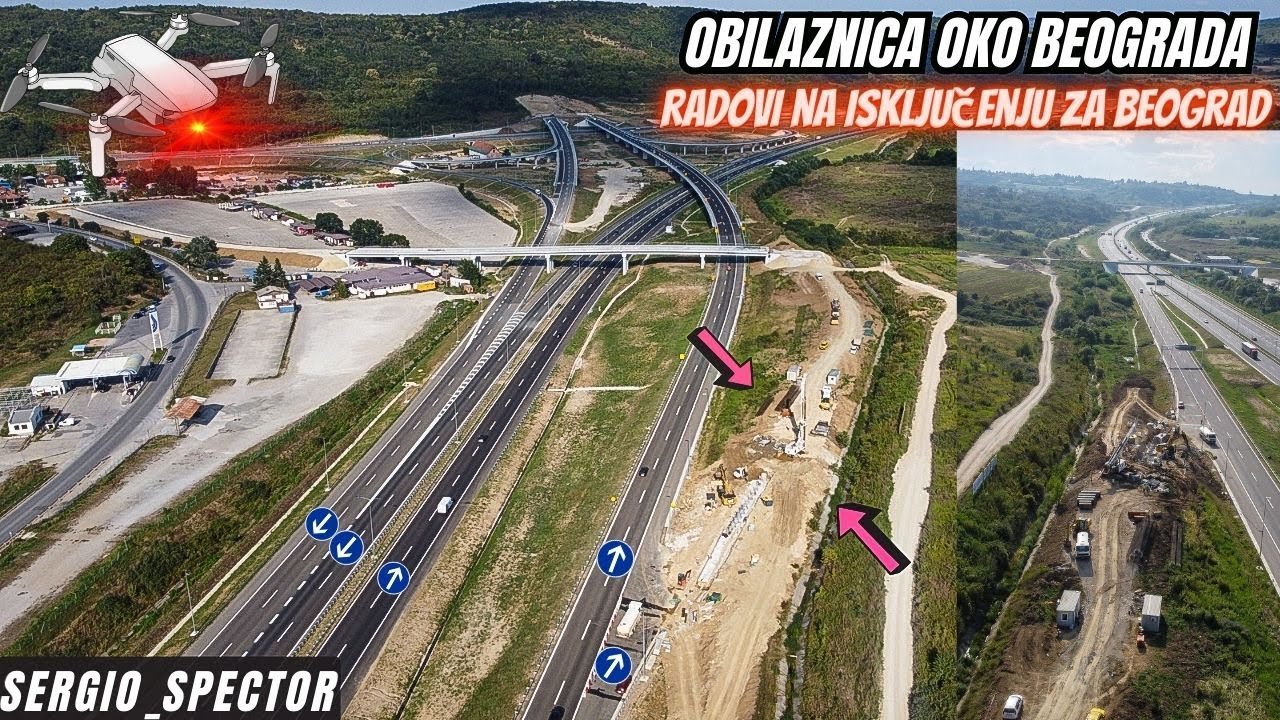 Petlja Bubanj Potok - radovi na isključenju za Beograd, nova ...