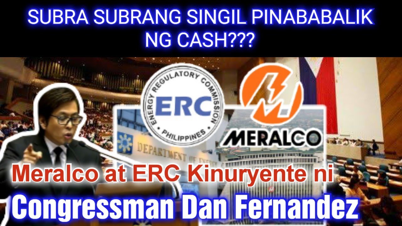Congressman Dan Fernandez - Meralco Issues - YouTube