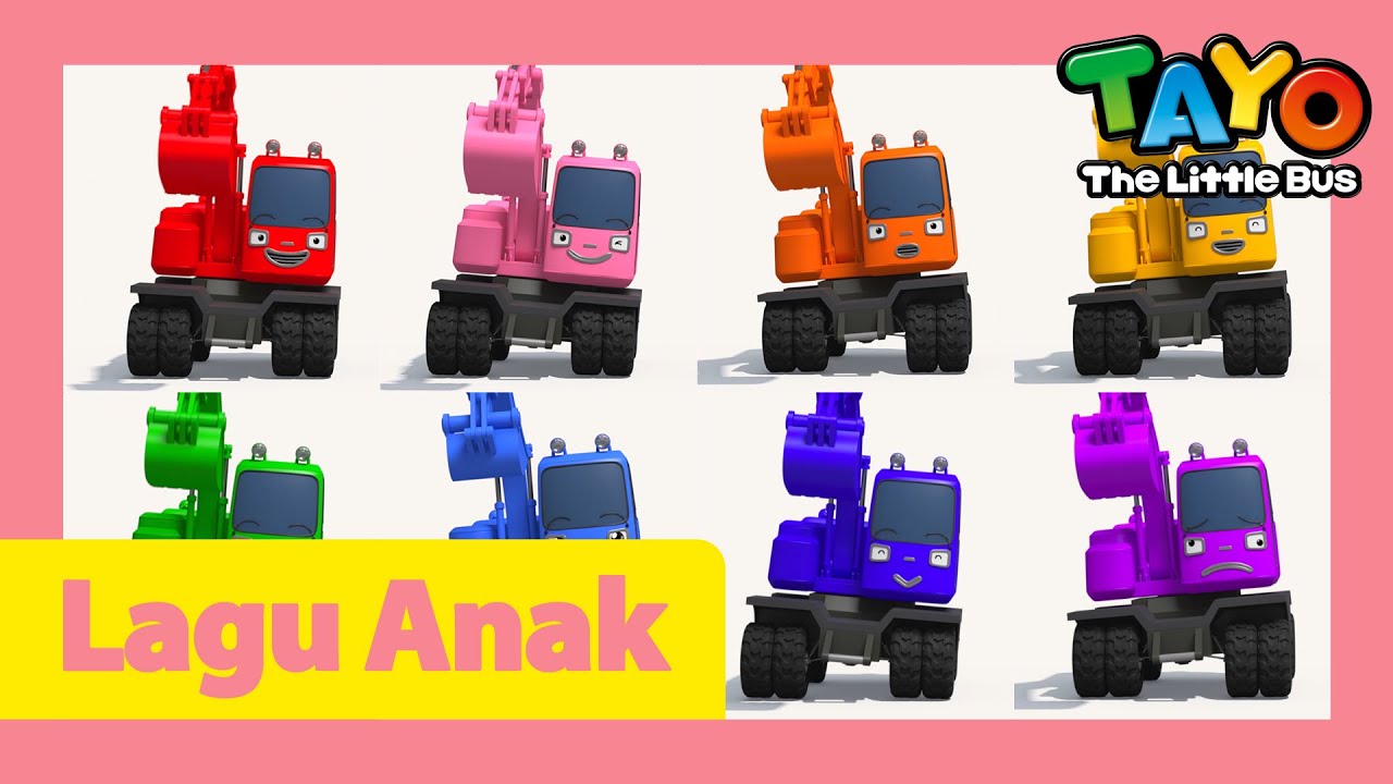 Tayo Lagu Pembukaan Koleksi Lagu warna l Lagu untuk anak-anak l Hey ...