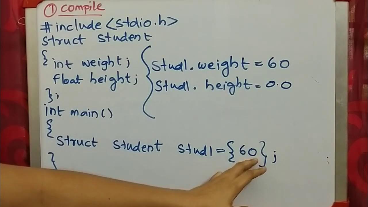 Structure in C- initialization - YouTube