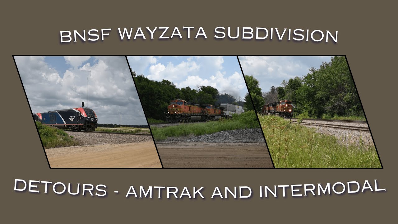 BNSF detour traffic on the Wayzata Sub! - YouTube