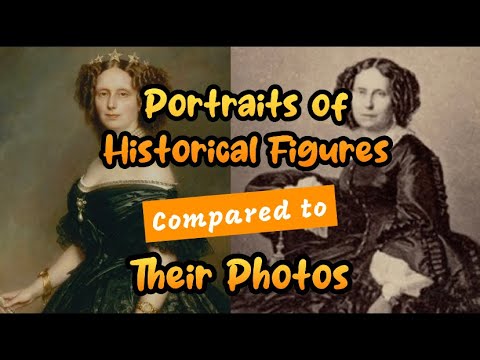 Portraits of Historical Figures compared to Their Photos - YouTube
