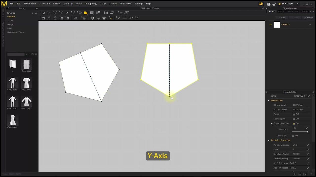 Marvelous Designer 9: Mirror Creation - YouTube