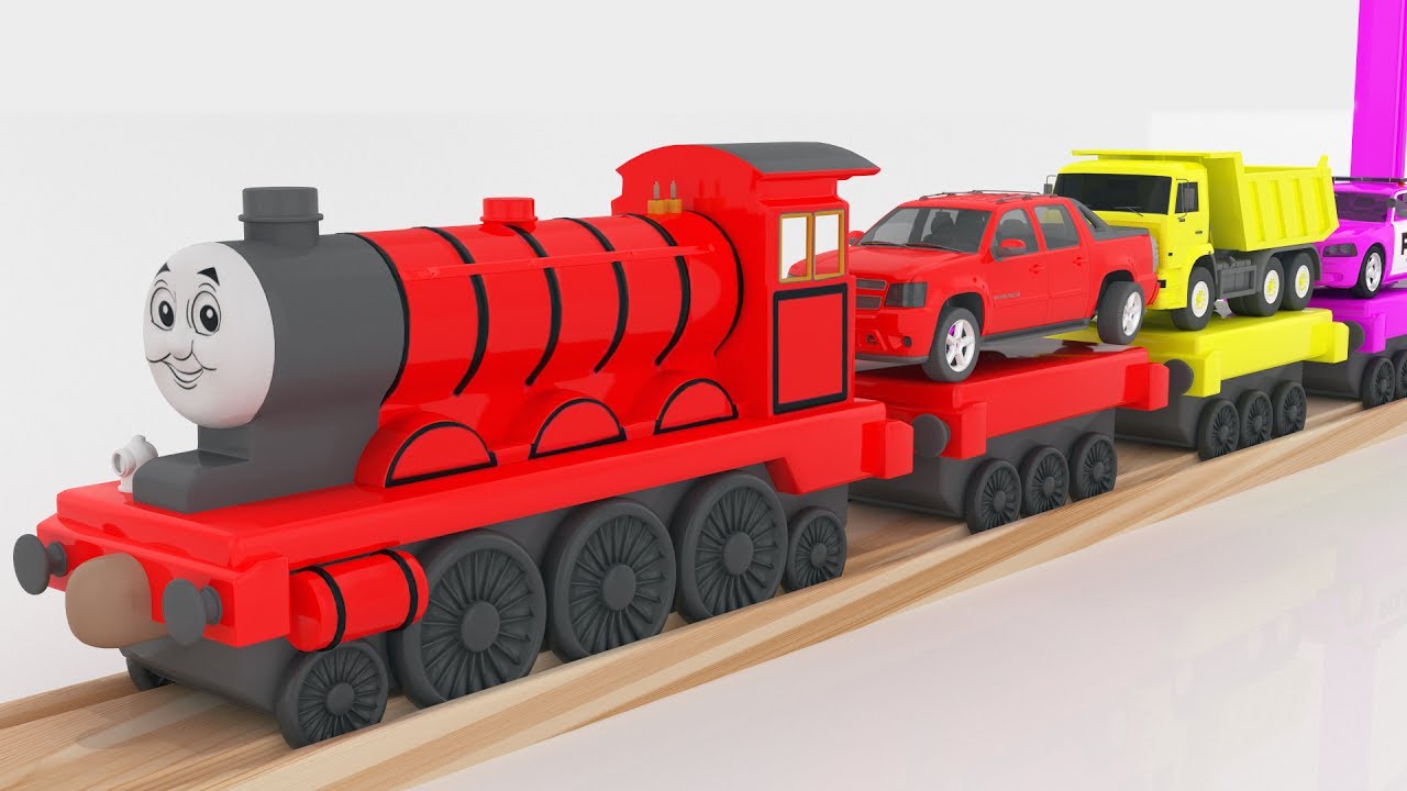 Baby Learn Colors with Thomas Train Educational Toys for Kids Nursery ...