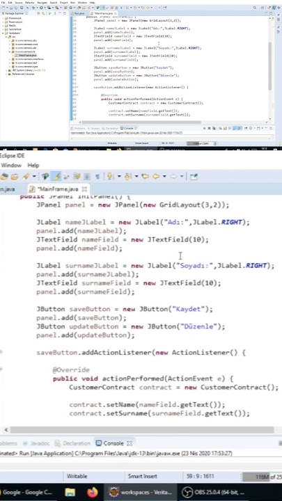 Java MySQL ile SQL sorgusu - YouTube