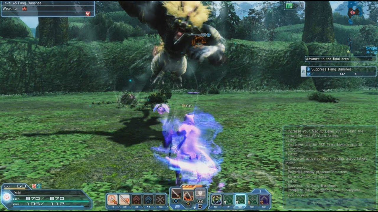 yuki vs banshee braver game play - YouTube