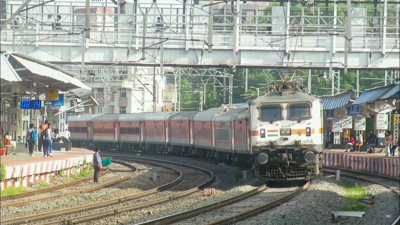 8 Hours Rescheduled 16331 Mumbai Thiruvananthapuram SF Express Rushing ...