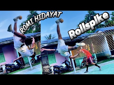 ROLLSPIKE KEREN ROMI HIDAYAT, SEPAK TAKRAW RIAU - YouTube