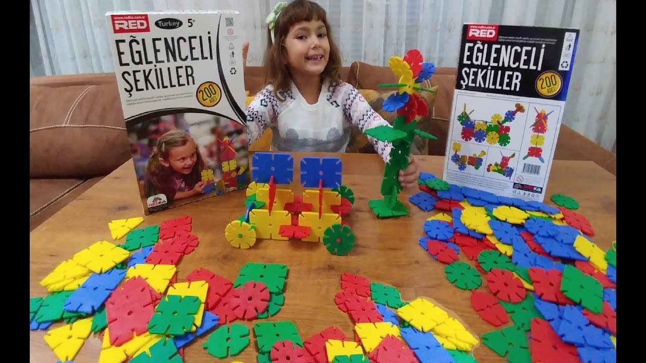 REDKA EĞLENCELİ ŞEKİLLER, 200 PARÇA FARKLI BİR PUZZLE, Eğlenceli çocuk ...