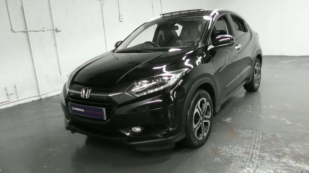 Honda HR-V 1.6 EX finished in Crystal Black Pearl ,video walkaround ...