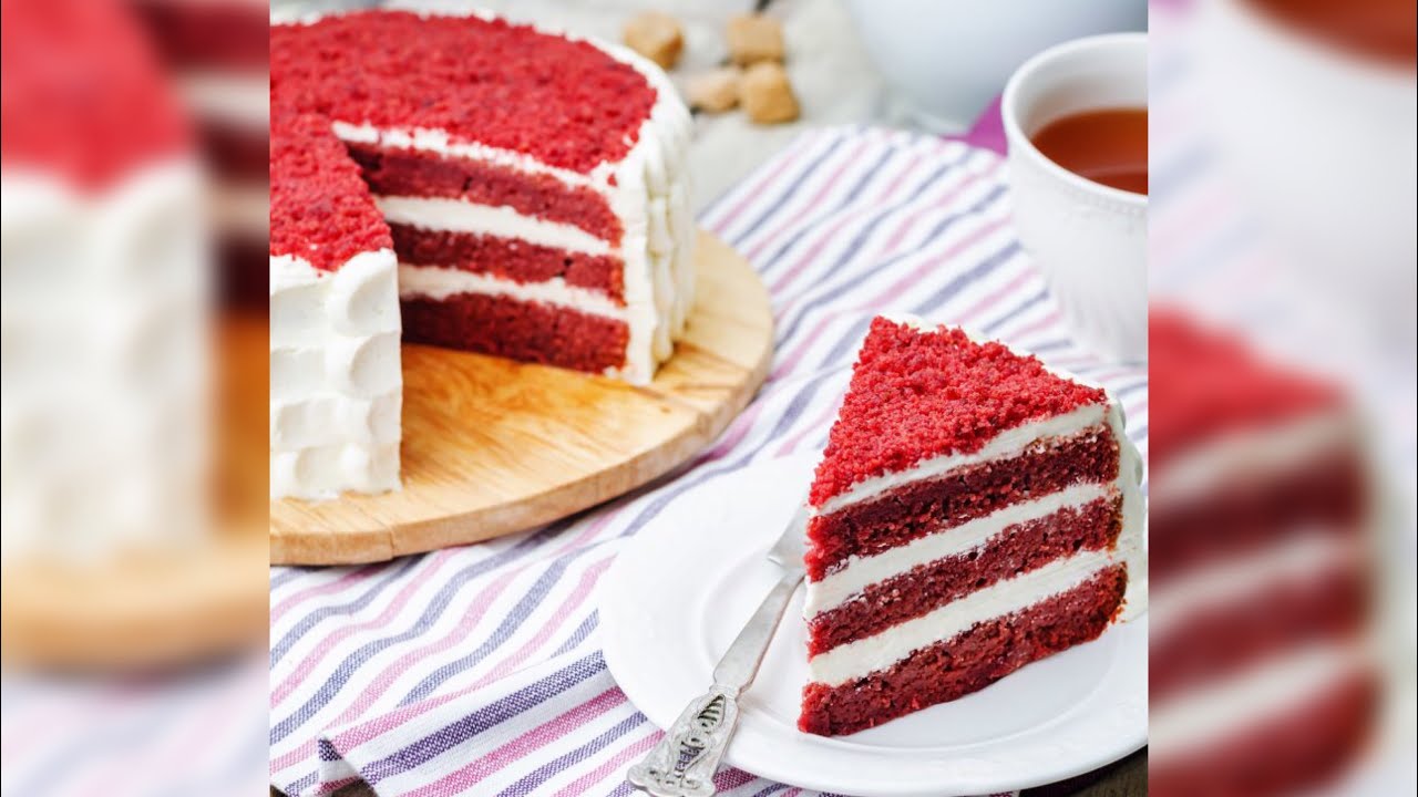 Red valvet cake sangat moist & sedap! 😋 - YouTube