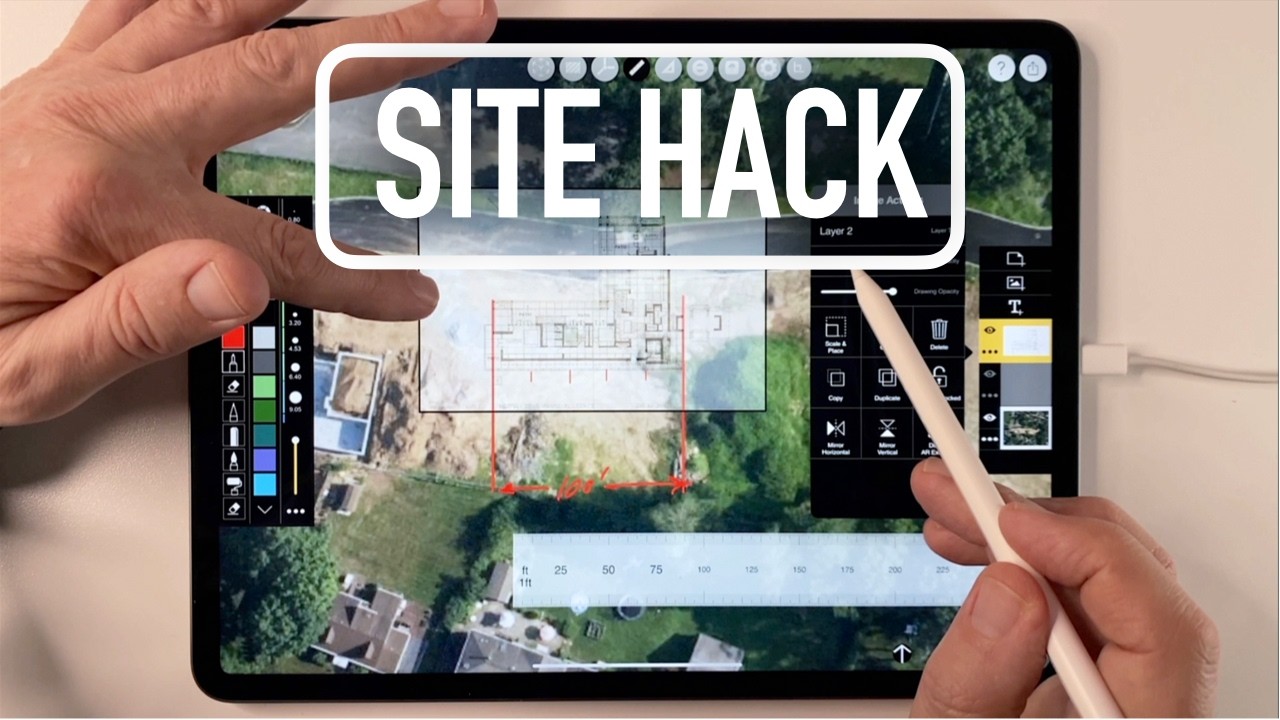 Sharp, Clear Site Plans From Apple Maps Integration With Morpholio ...