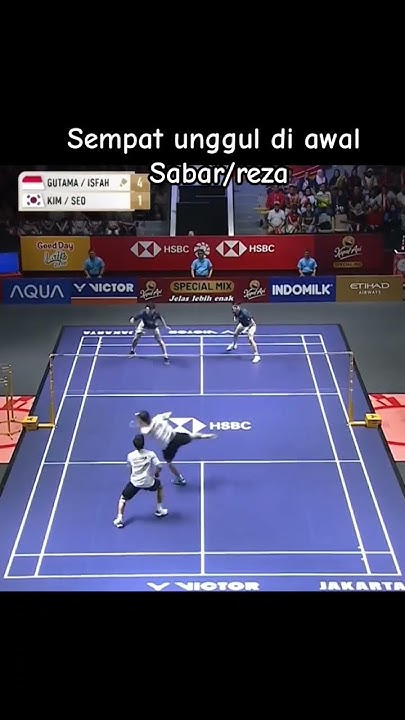 final indonesia open 2025, sempat unggul di awal sabar/reza - YouTube