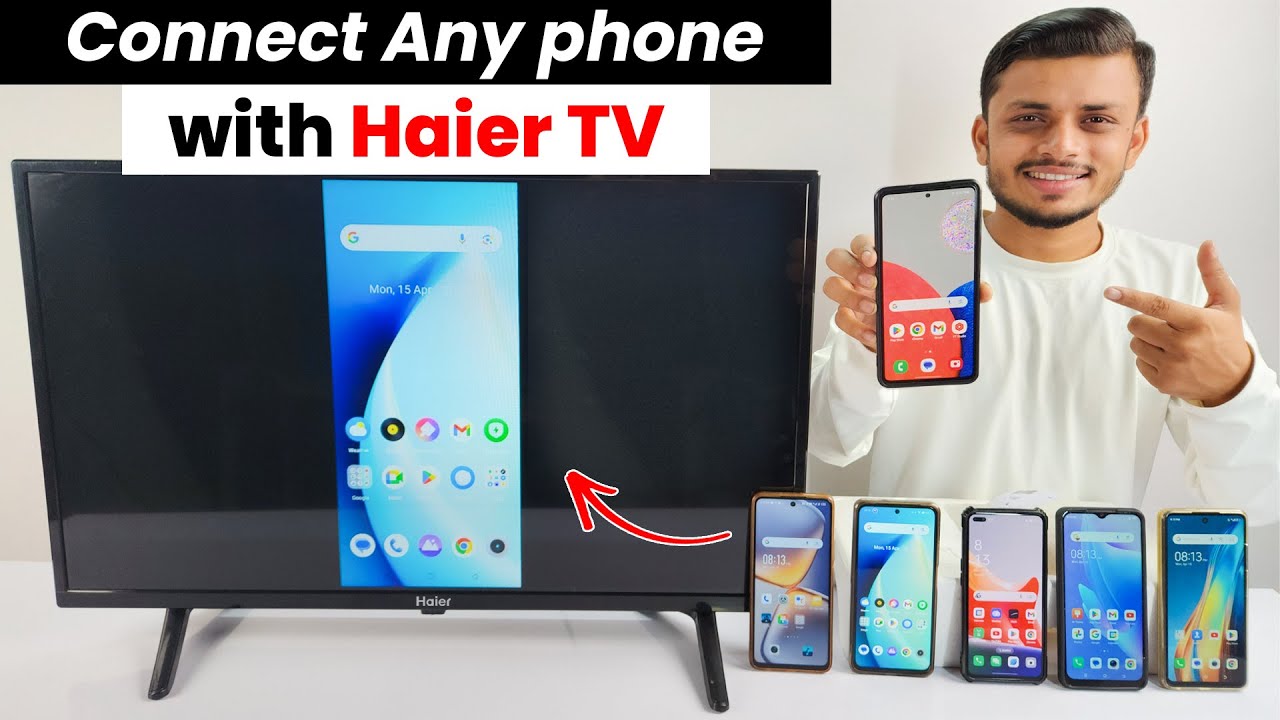 Connect haier tv with mobile | How to connect haier tv with phone ...