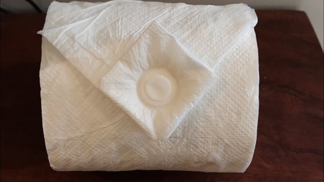 Easy How to make the toilet paper style setup at in the bathroom. Art ...