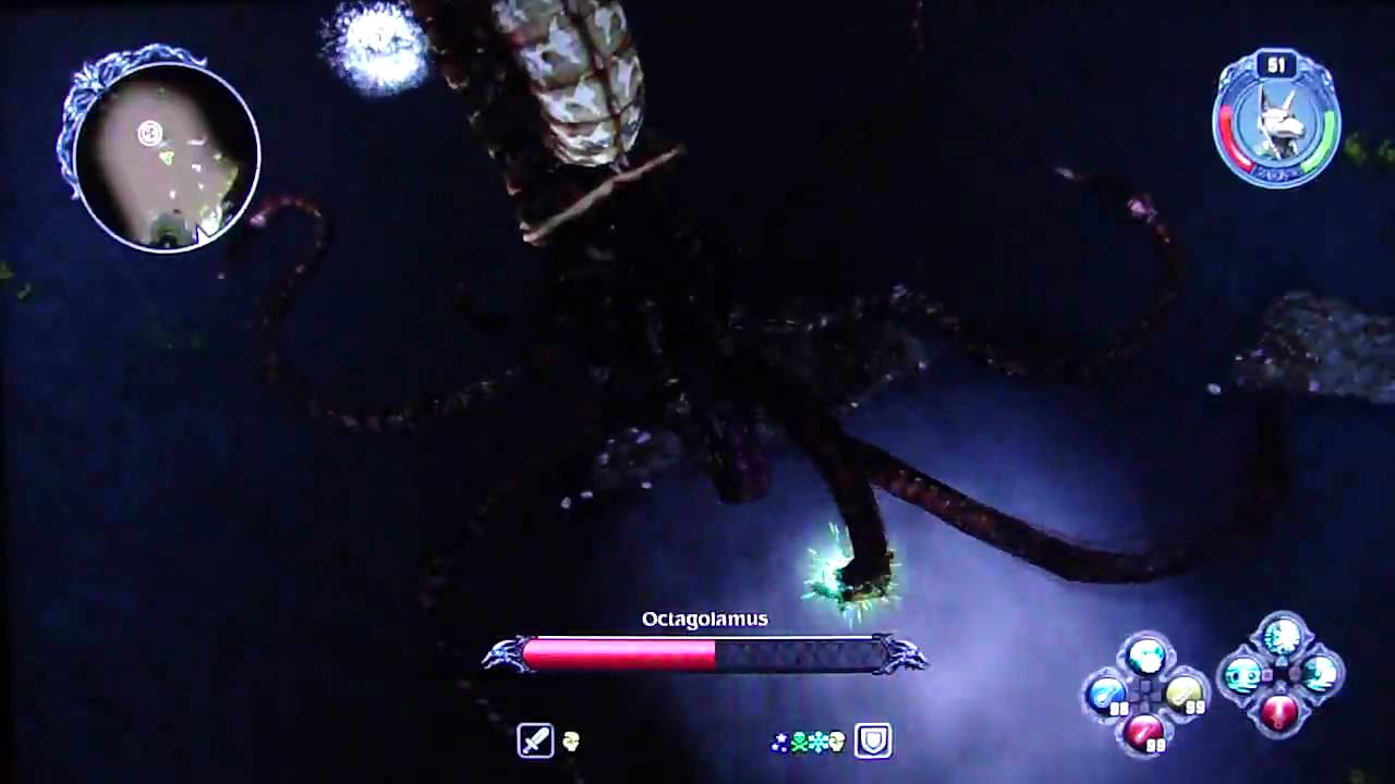 Sacred 2 Boss Octagolamus (PS3) - YouTube