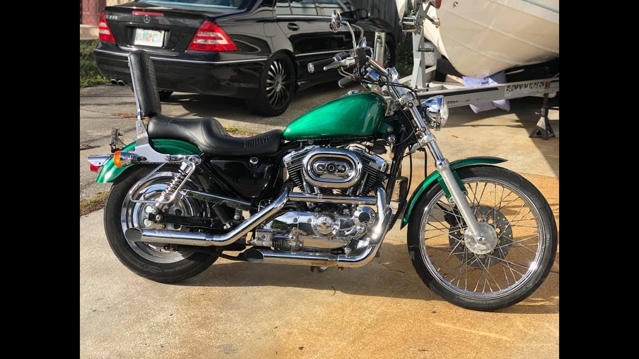 1997 Harley Davidson sportster 1200 build - YouTube