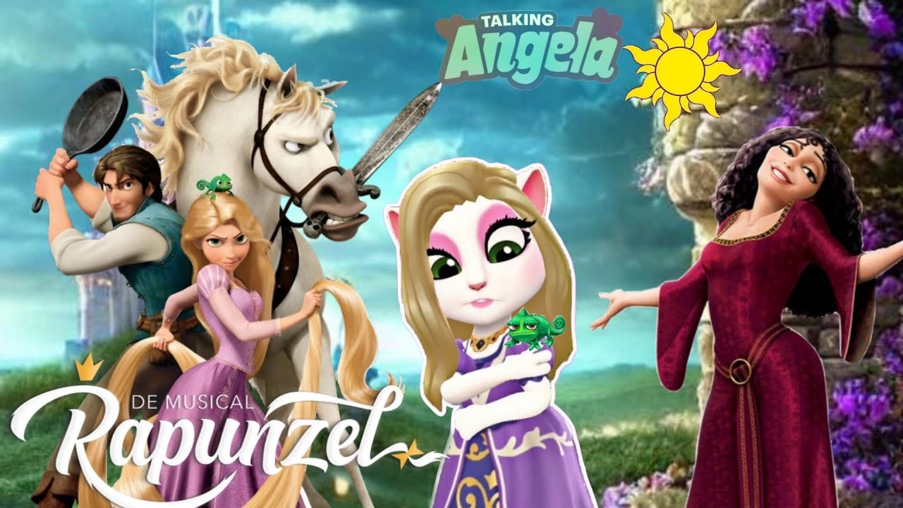 Rapunzel princess My Talking Angela 2 - YouTube