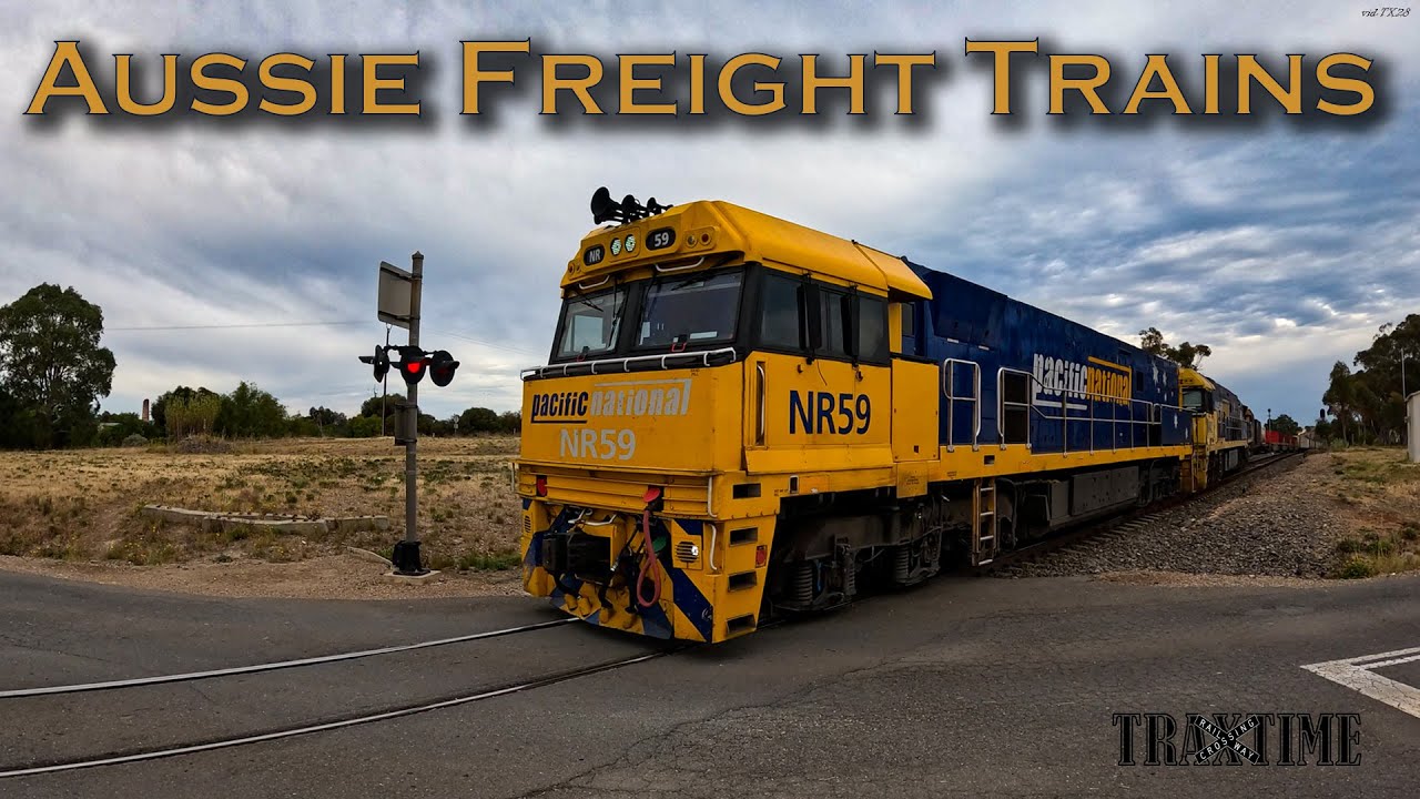 Freight Train - NR59/NR42/NR21 at RLX0079 - Callington, SA. Australian ...