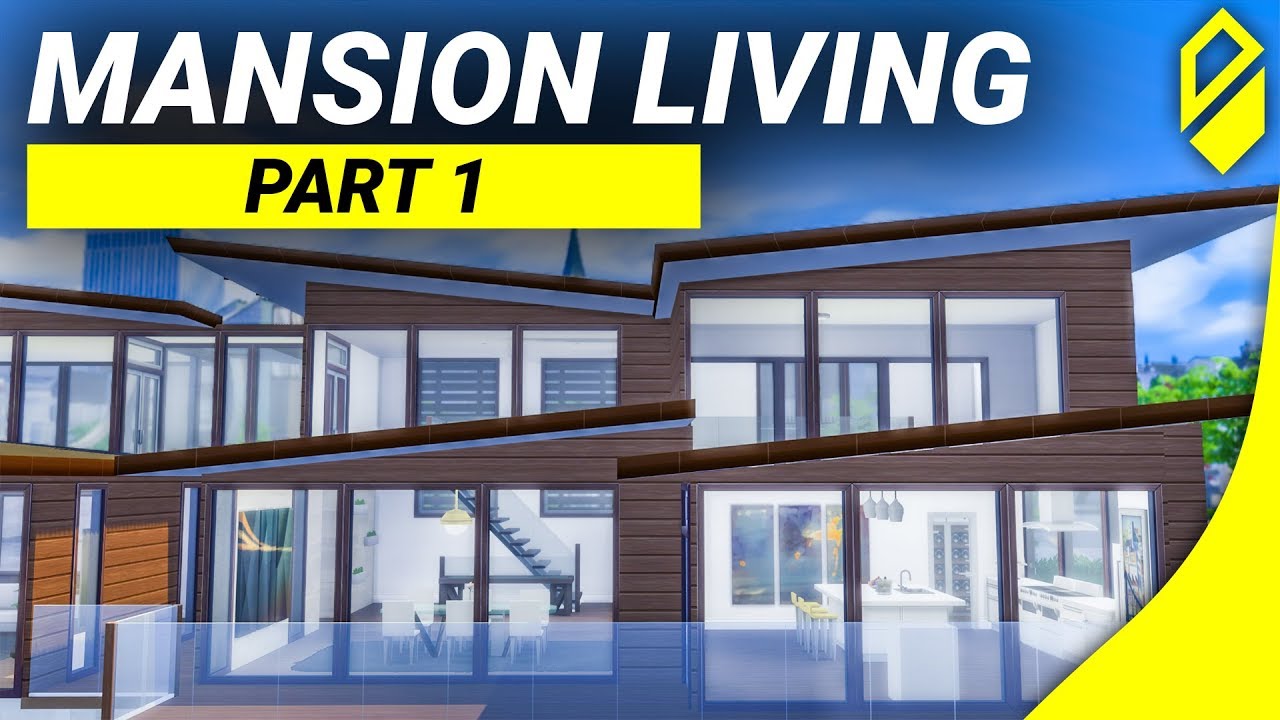 Building a Mansion - Living Space (Part 1) - YouTube
