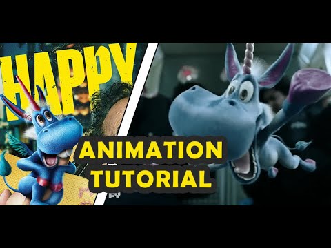 'HAPPY' from Netflix ANIMATION TUTORIAL with ARRAN BAKER | Griffin ...