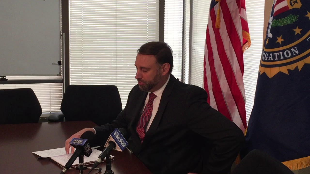 Mark Beneski, head of the Erie FBI office, warns against hoax threats ...