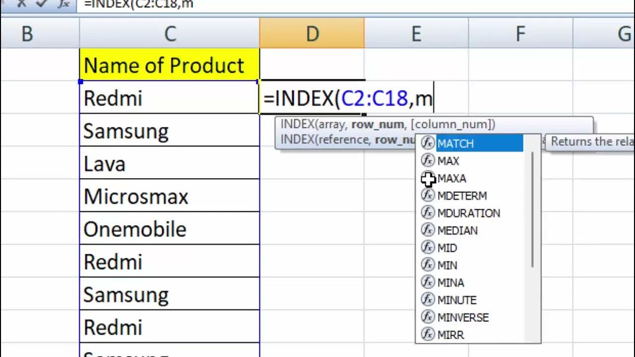 How to Use many formulas in Microsoft Excel@COMPUTEREXCELSOLUTION - YouTube