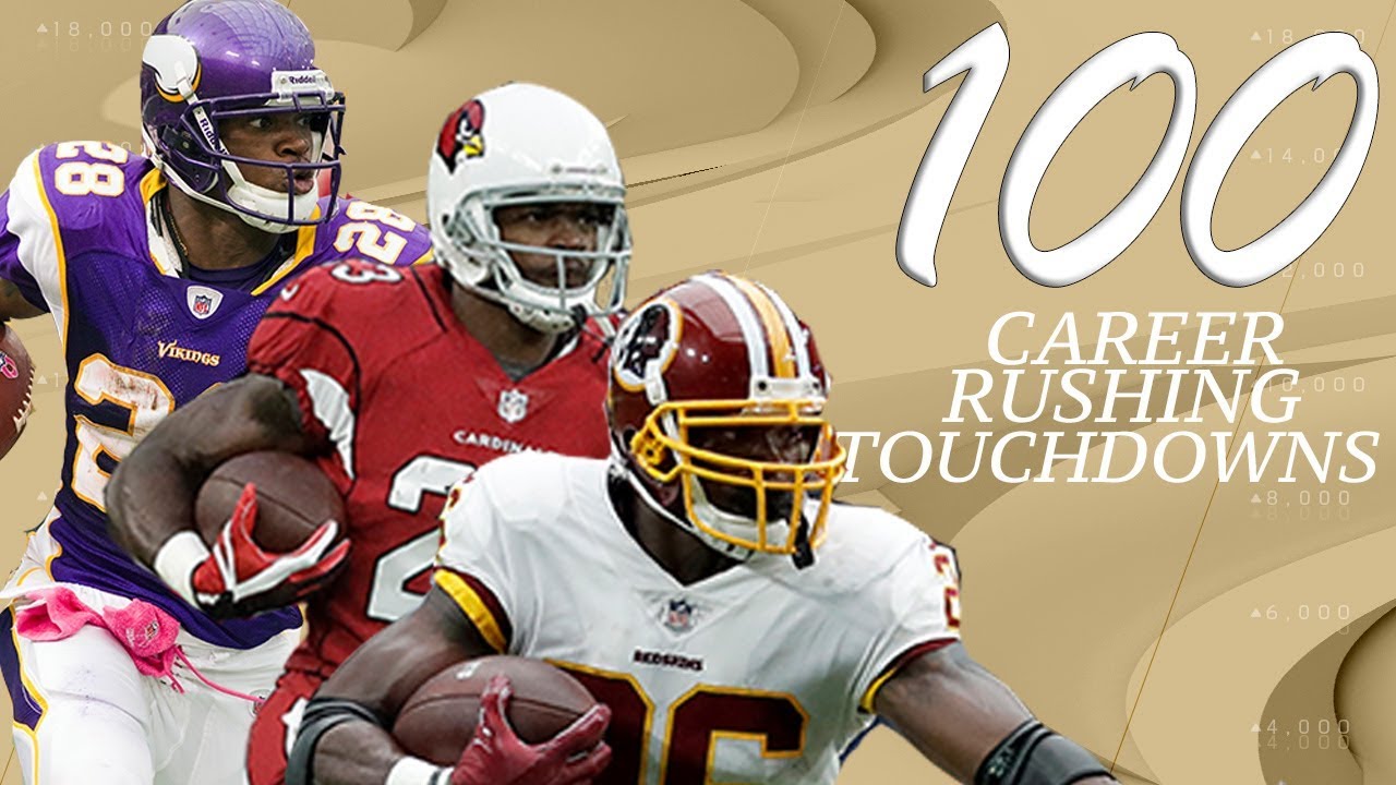 All 100 Career Rushing Touchdowns by Adrian Peterson! - YouTube