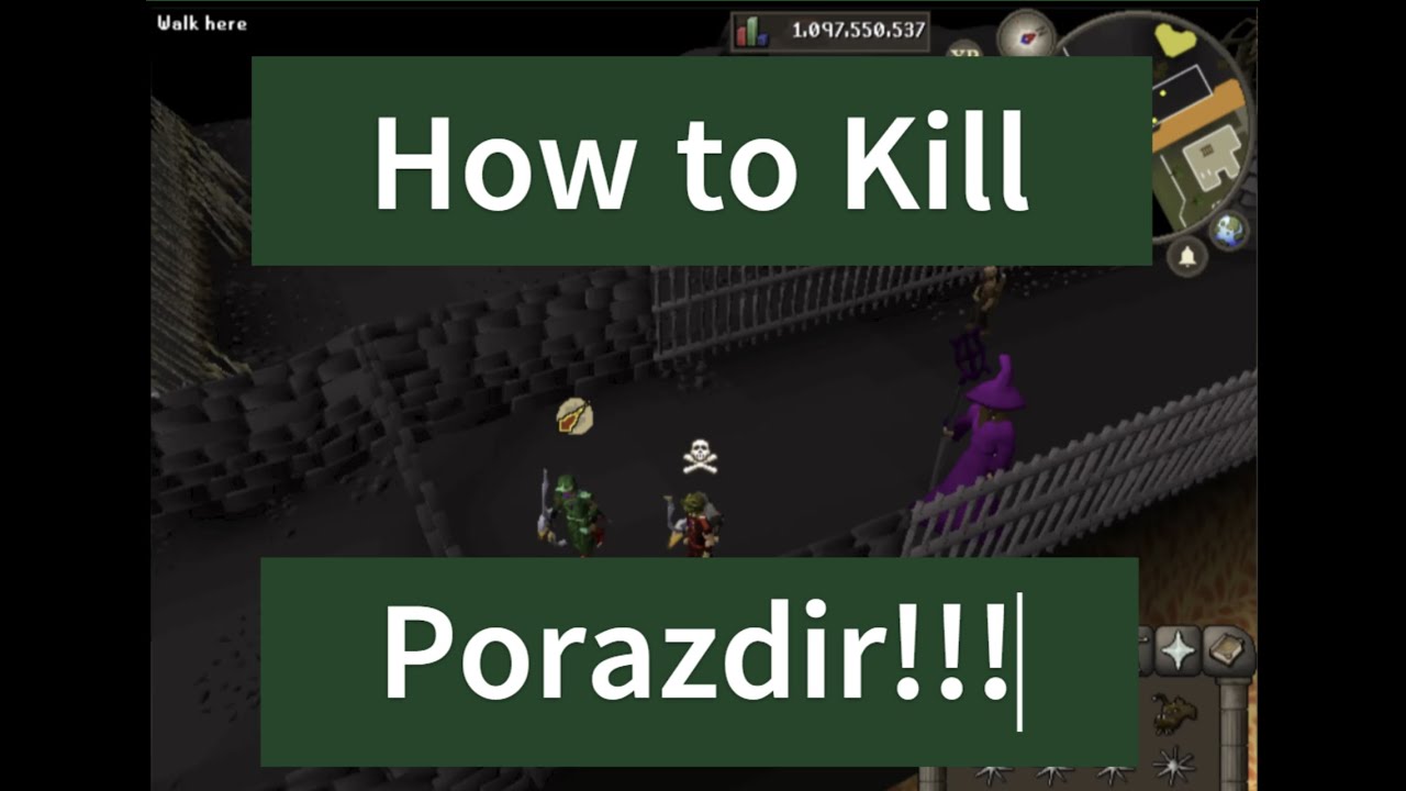 How to kill Porazdir - Grinderscape RSPS - YouTube