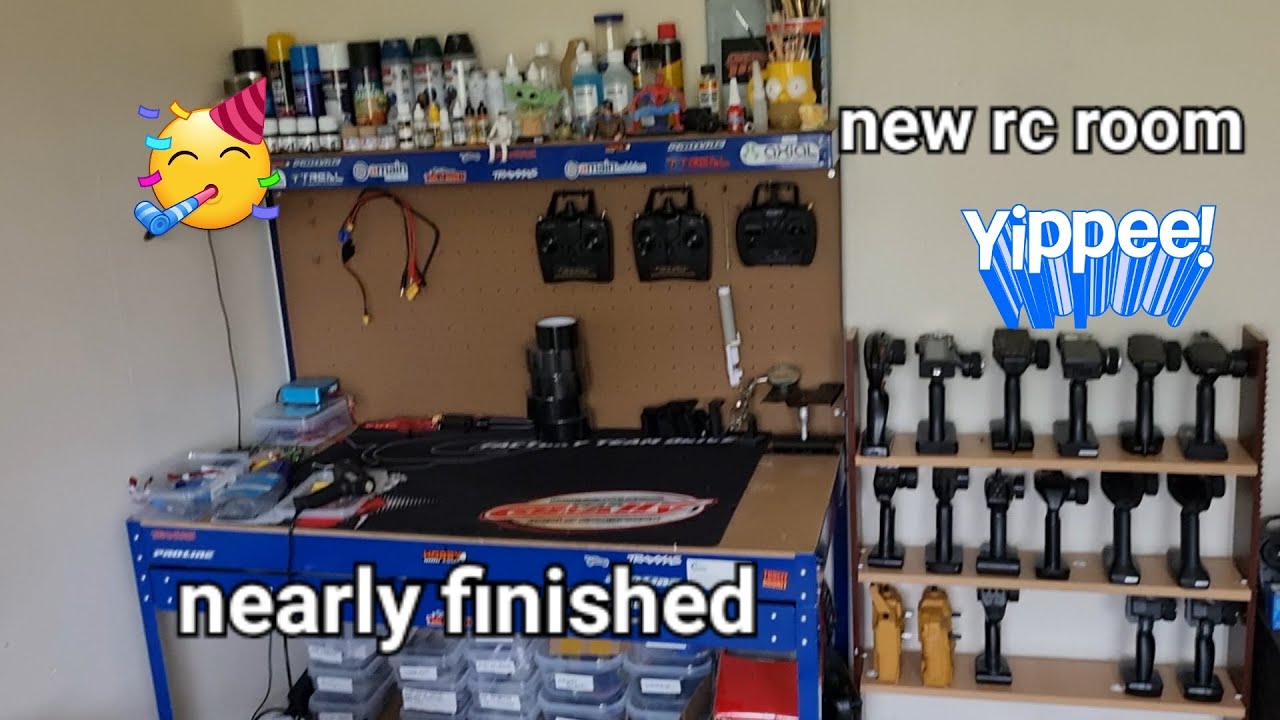 New rc room nearly finished 🥳 - YouTube
