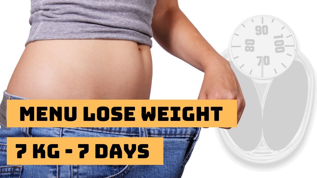 Weight loss | Menu to lose weight in 1 week | Body Mix - YouTube