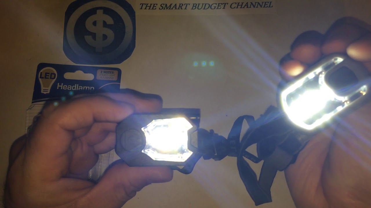 L.E.D. Headlamp Review (Dollar Tree Item) - YouTube