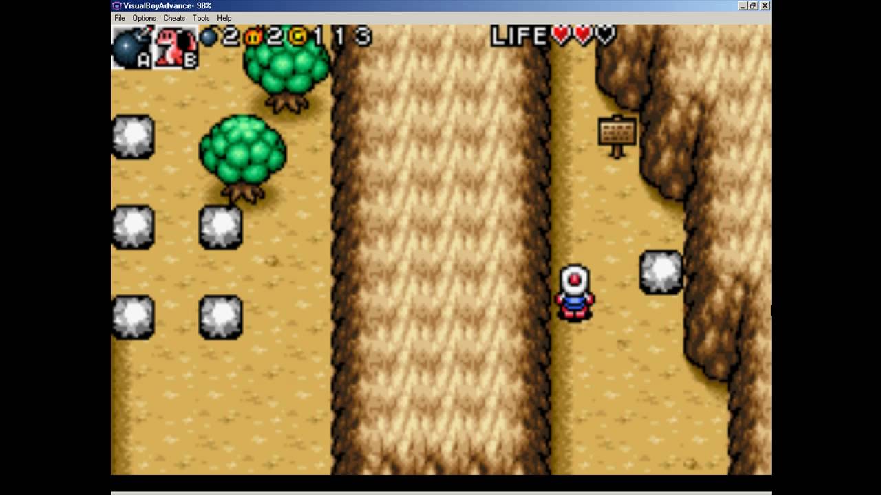 Bomberman Tournament-GBA- Part 3-1: Pushing Blocks [HD] - YouTube