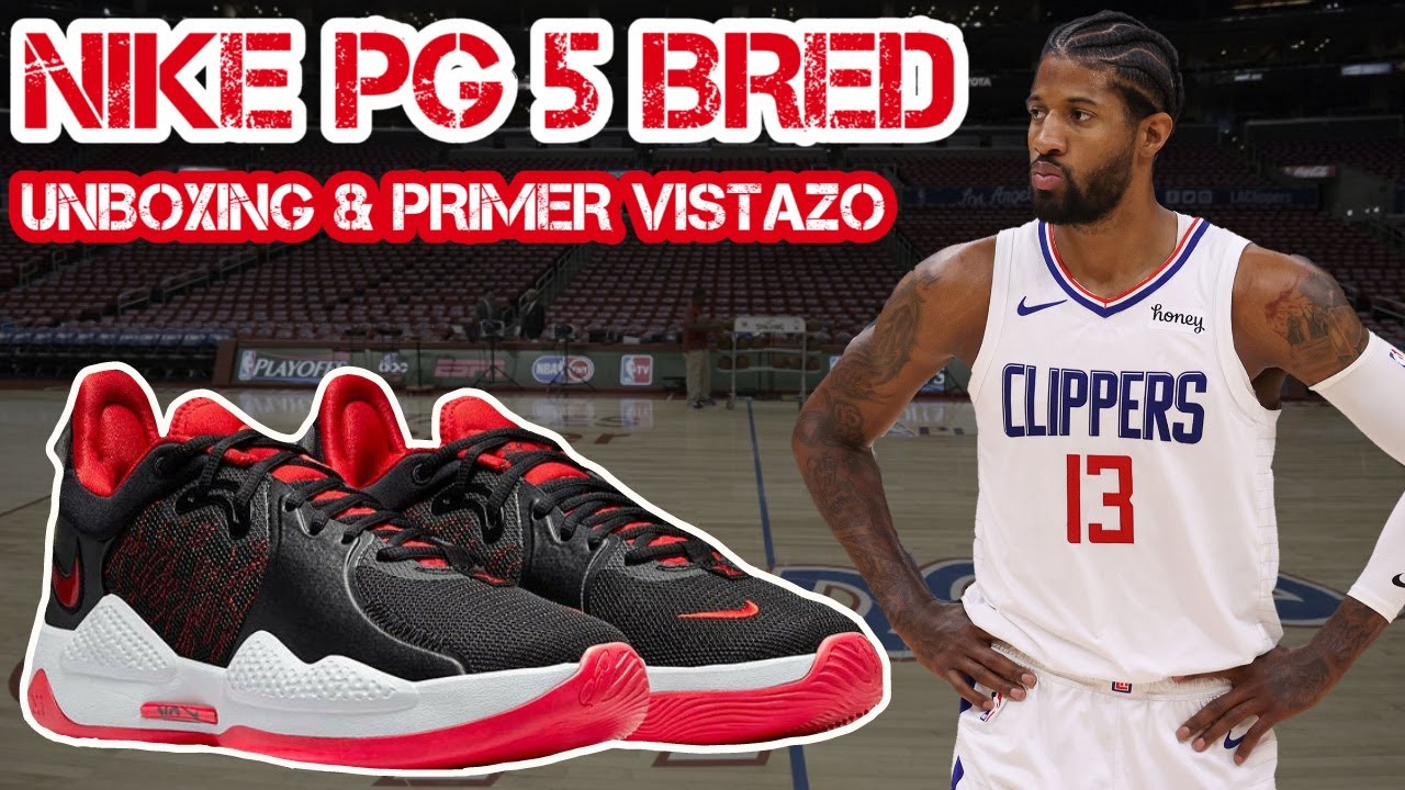 Nike PG 5 "Bred" | Unboxing y Primer Vistazo en Español - YouTube