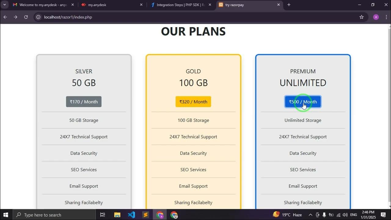 Integrate PHP-based website using the Razorpay Payment Gateway - YouTube