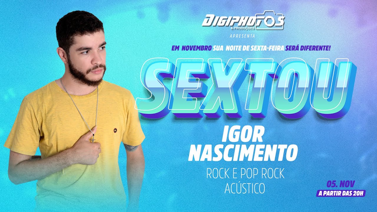 SEXTOU com Igor Nascimento - Rock e Pop Rock acústico - YouTube