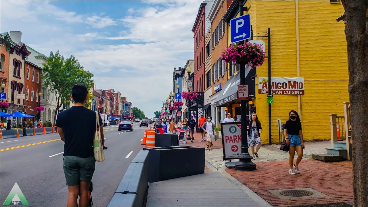 Walk Here: Georgetown, Washington DC - Summer 2021 - 4K UHD - YouTube