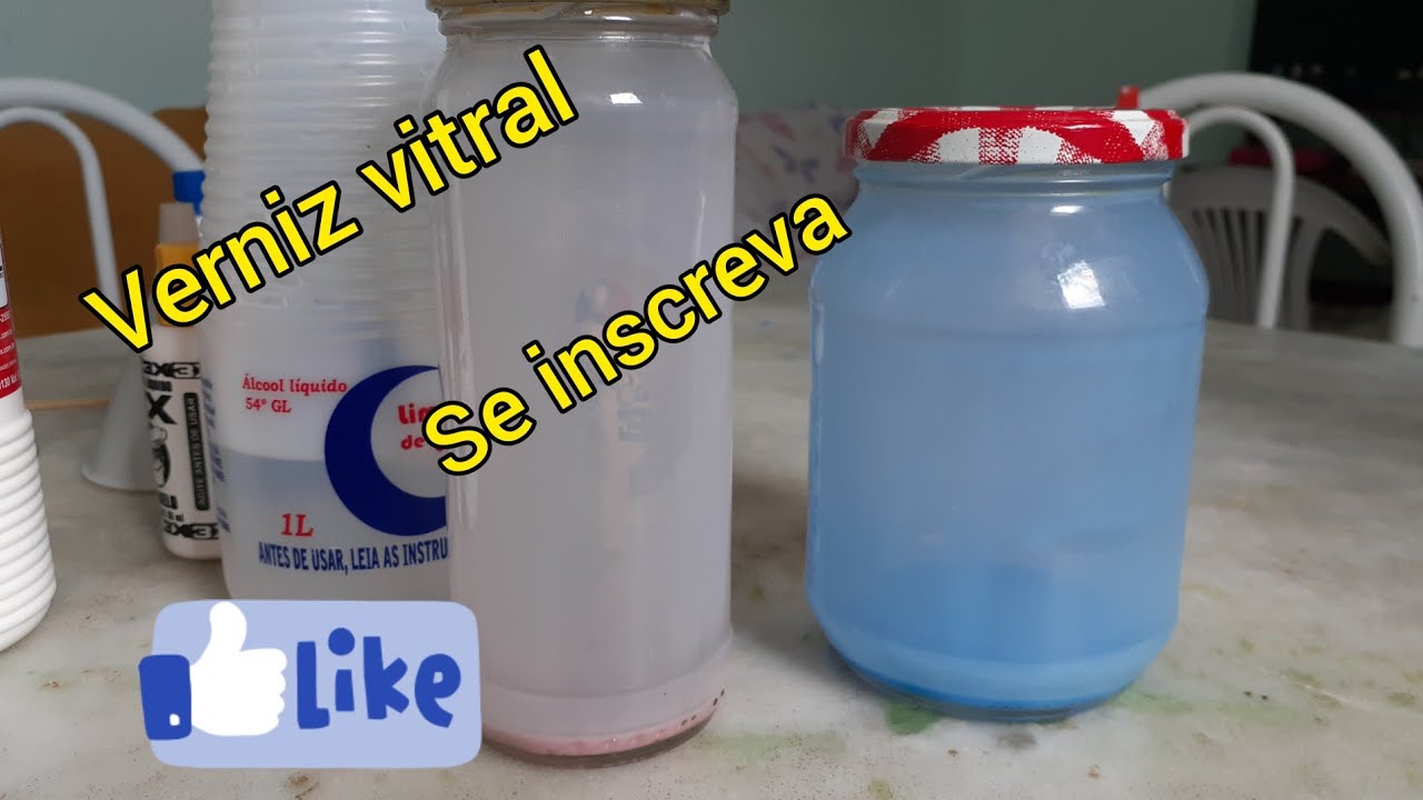 Verniz vitral caseiro. fácil de fazer - YouTube