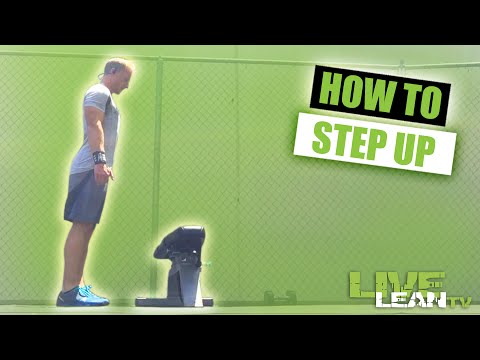 How To Do A STEP UP STEP DOWN | Exercise Demonstration Video and Guide ...