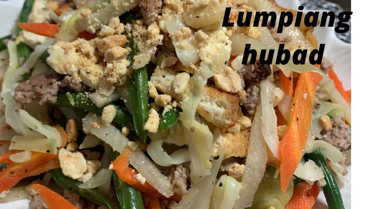 Lumpiang Hubad and Tasty Sauce Recipe - YouTube