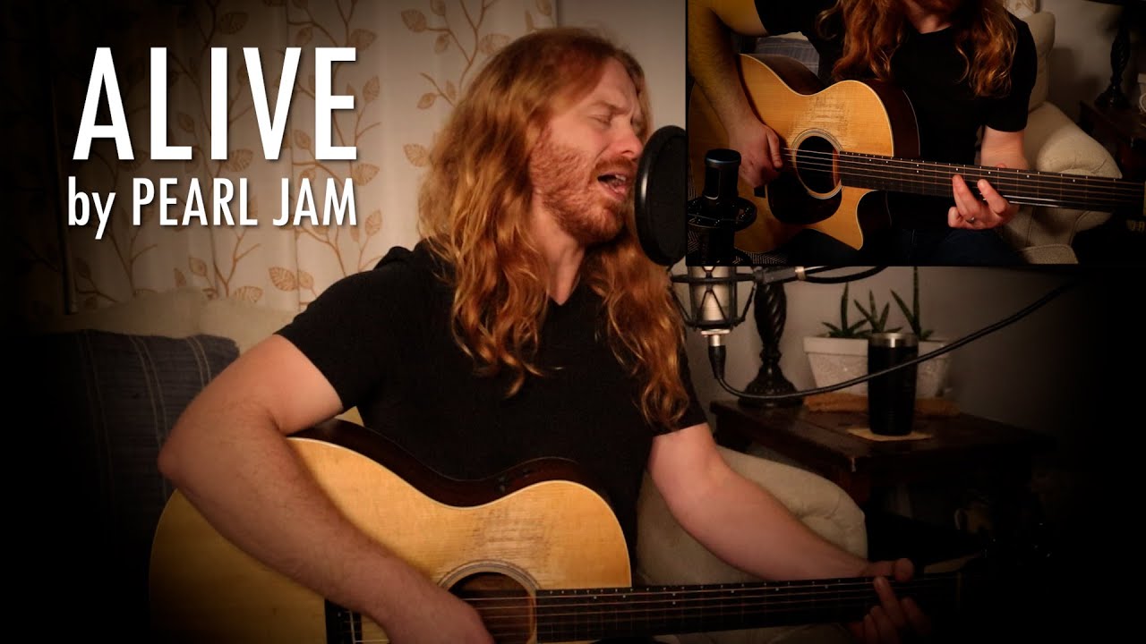 "Alive" by Pearl Jam - Adam Pearce (Acoustic Cover) - YouTube