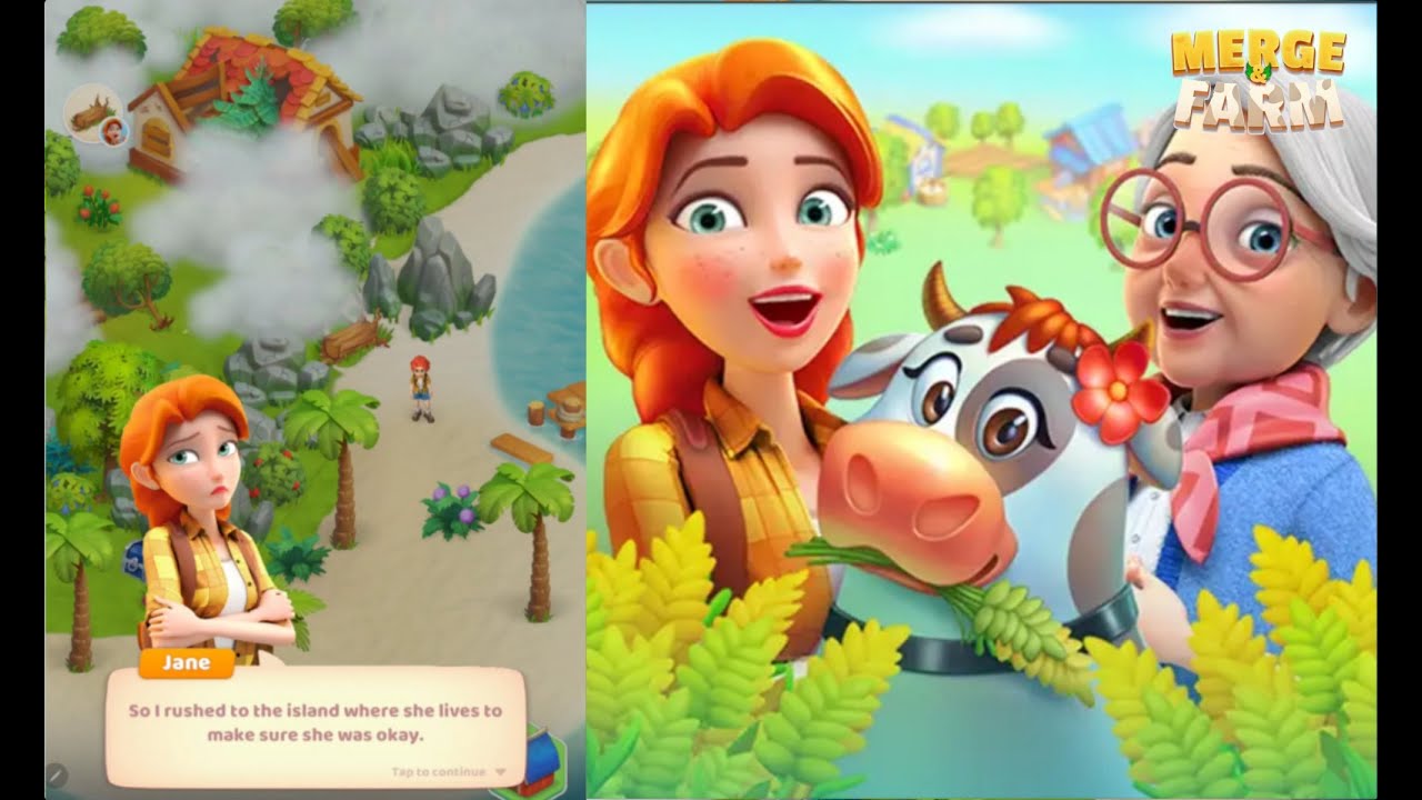 Merge Farm | Level 1-4 Part 1 🍶🫐🍄 - YouTube