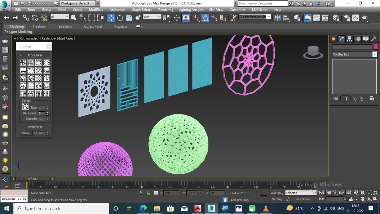How to create jaali with different patterns - YouTube