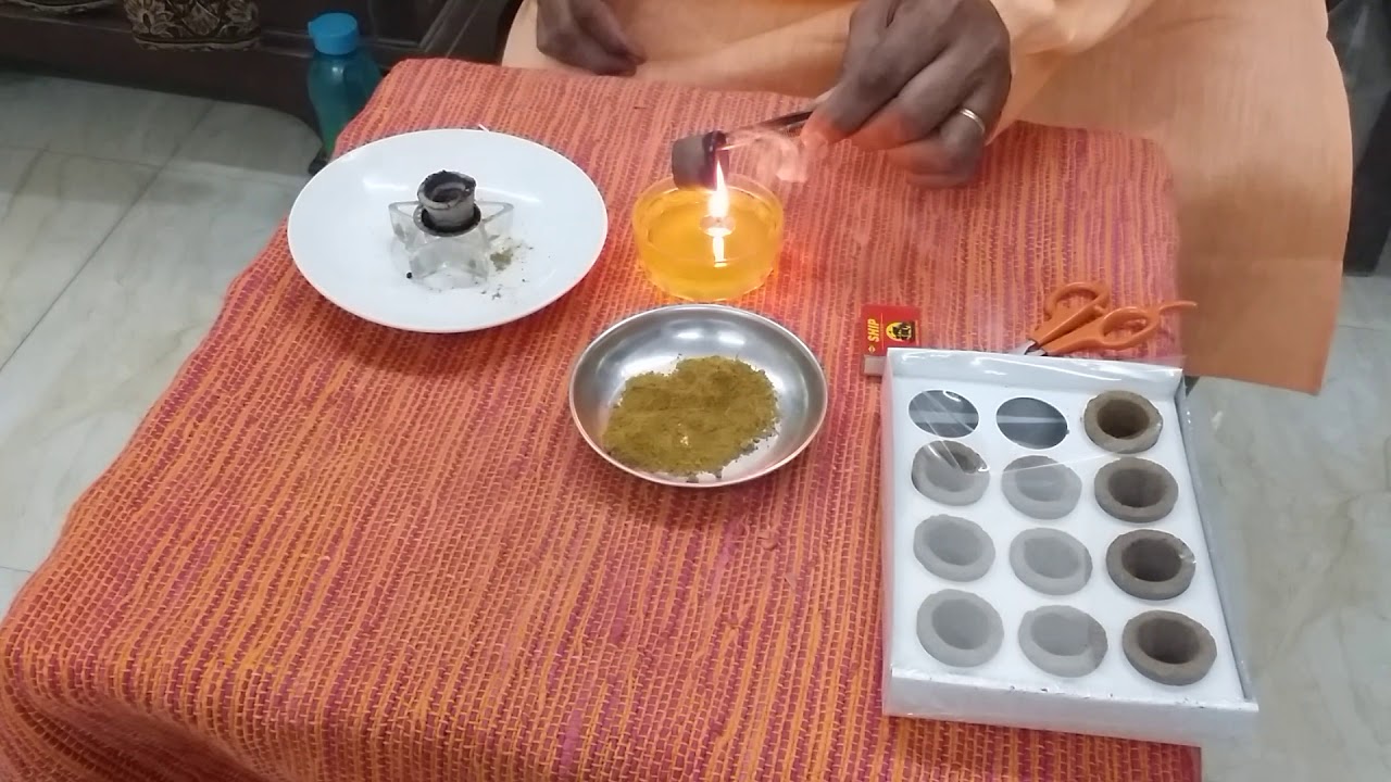 How to use dhoop cups - YouTube