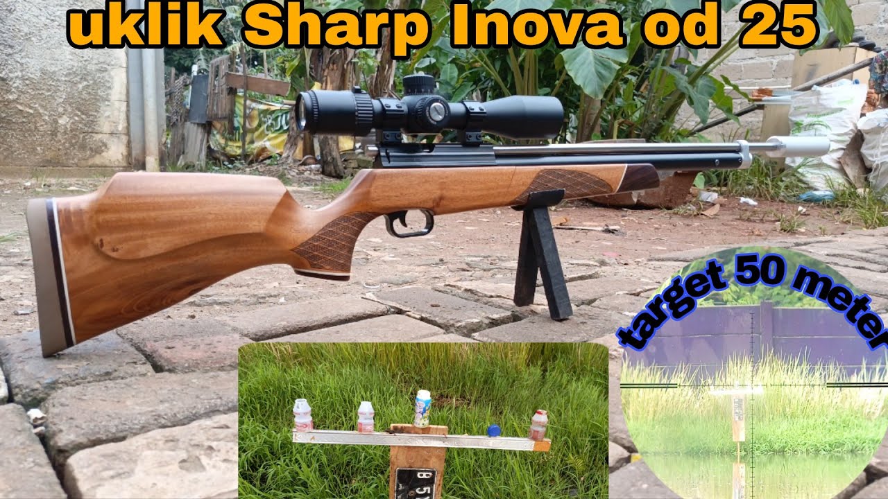 Review uklik Sharp Inova od 25 tes akurasi di 50 meter target botol ...