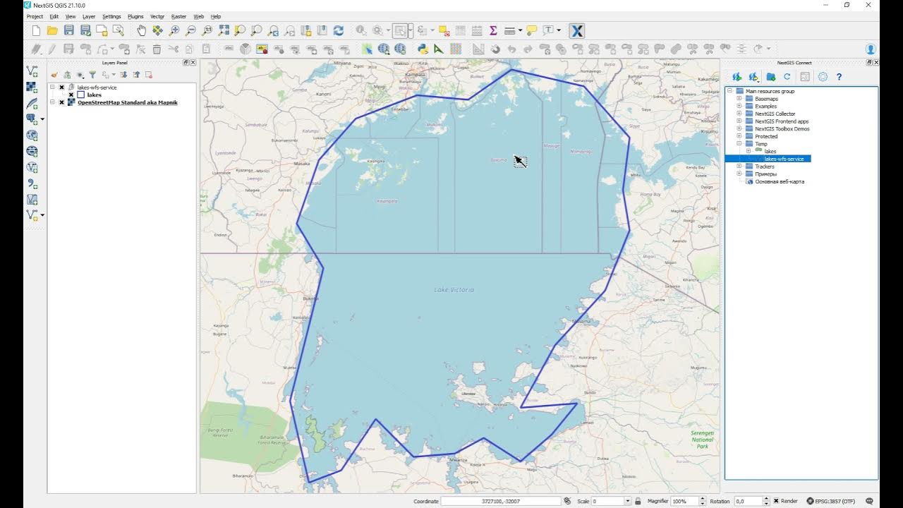 Create WFS service with Connect and use it for data editing in QGIS ...