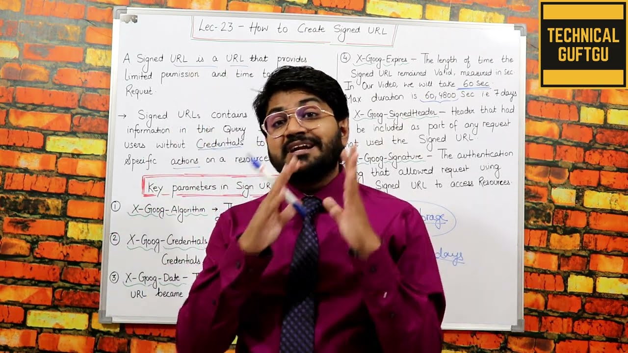 How to Create Signed URL-Hindi/Urdu | Lec-23 | Create a signed URL ...