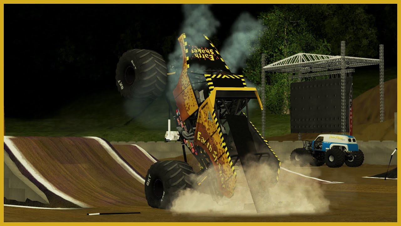 BeamNG.drive: The Monster Jam Mashup! (20 Truck Freestyle @ MidAmerica ...