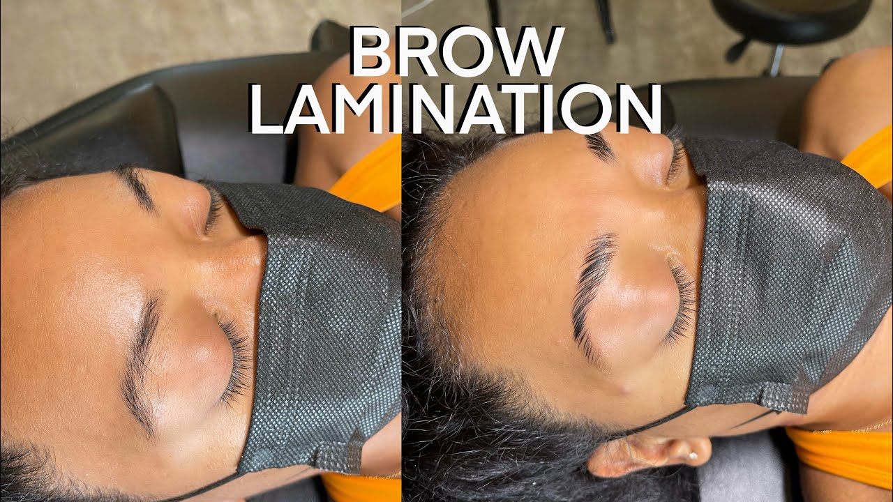 NONA GETS HER BROWS LAMINATED - YouTube